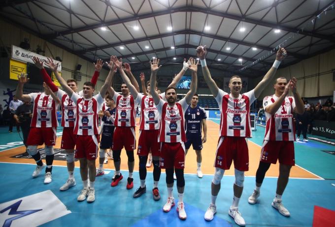 Τα συγχαρητήρια της ΠΑΕ Ολυμπιακός στην ομάδα βόλεϊ Ανδρών για την κατάκτηση του Super Cup | SDNA